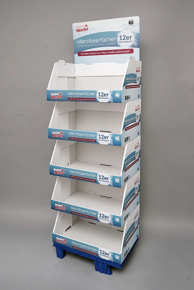 Standard stacking tray displays | pod GmbH - point of display