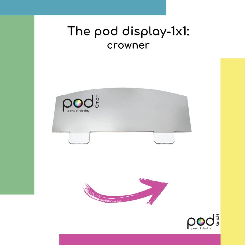Top sign - The eye-catcher for your display! | pod GmbH - point of display
